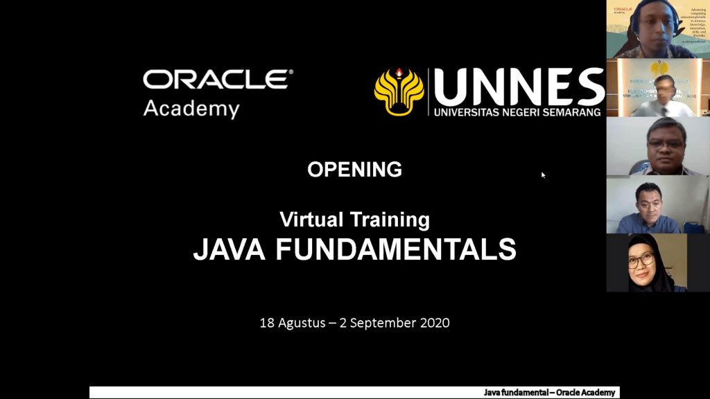FMIPA UNNES Bersama Oracle Academy Fasilitasi Dosen Mendapatkan Sertifikasi Kompetensi